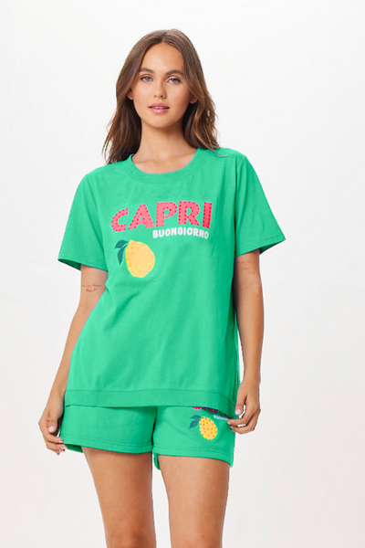 Surf Green Capri Jet Setter T-Shirt