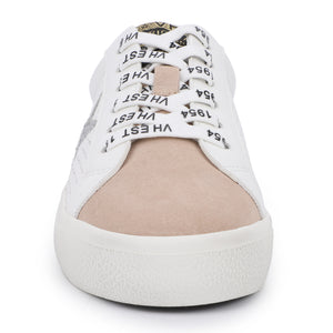 GADOL - WHITE/ CAMEL RHINESTONE