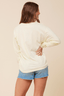 "Bride Tribe" Soft Yellow Wash Long Sleeved Pocket Tee